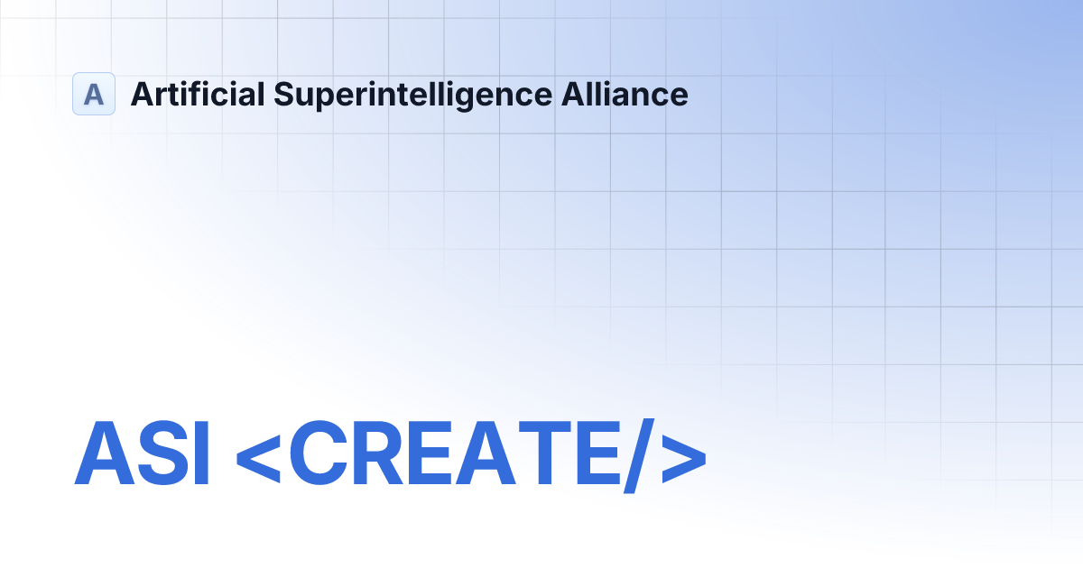 ASI | Artificial Superintelligence Alliance